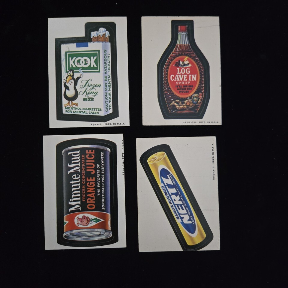 No -Run Tony 1973 Wacky Packages 2nd Series 2 Set White Back 32 ...