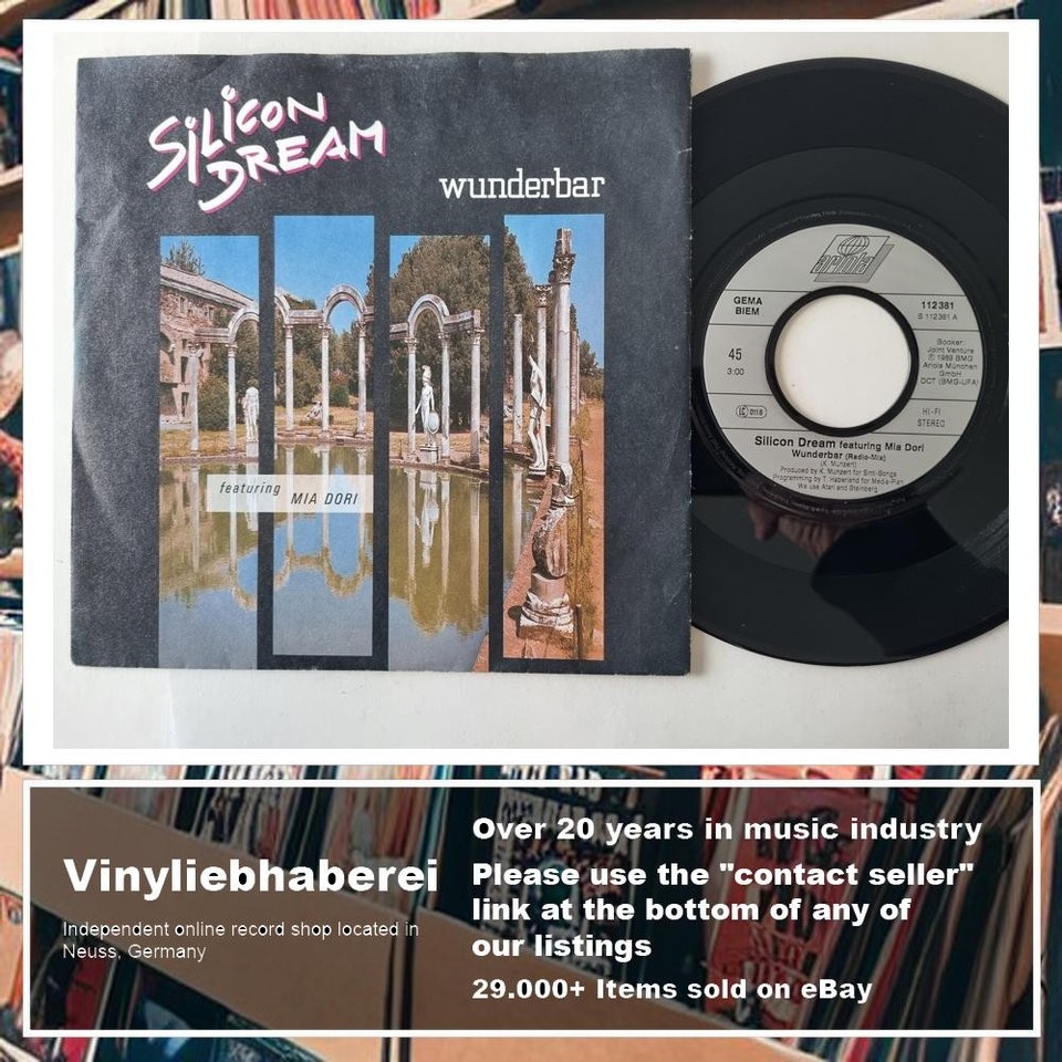 Silicon Dream featuring Mia Dori - Wunderbar 7'' Vinyl Germany | eBay ...