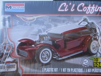 🔥 "Li'l Coffin" Rod SHOW CAR MONOGRAM #85-4183 1/24 WRAPPED 🔥2013 ISSUE ...