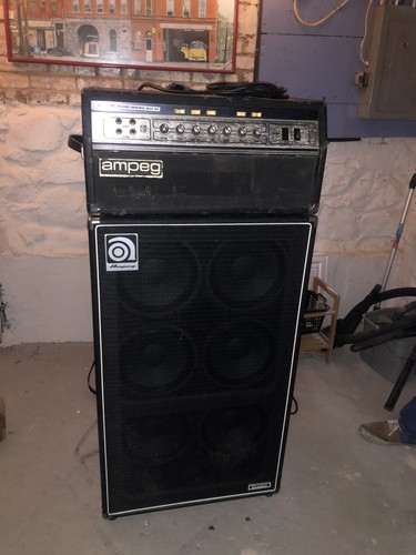 Mid-late 70s Ampeg V9-SVT and SVT610HLF cabinet | eBay