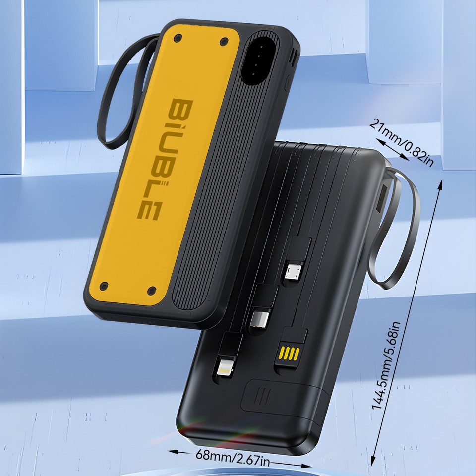 Power Bank 9000000mAh Fast charger Pack USB LED Battery 4Cables For ...