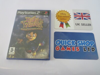 PS2 Billy The Wizard - Rocket Broomstick Racing, UK Pal, New Factory ...