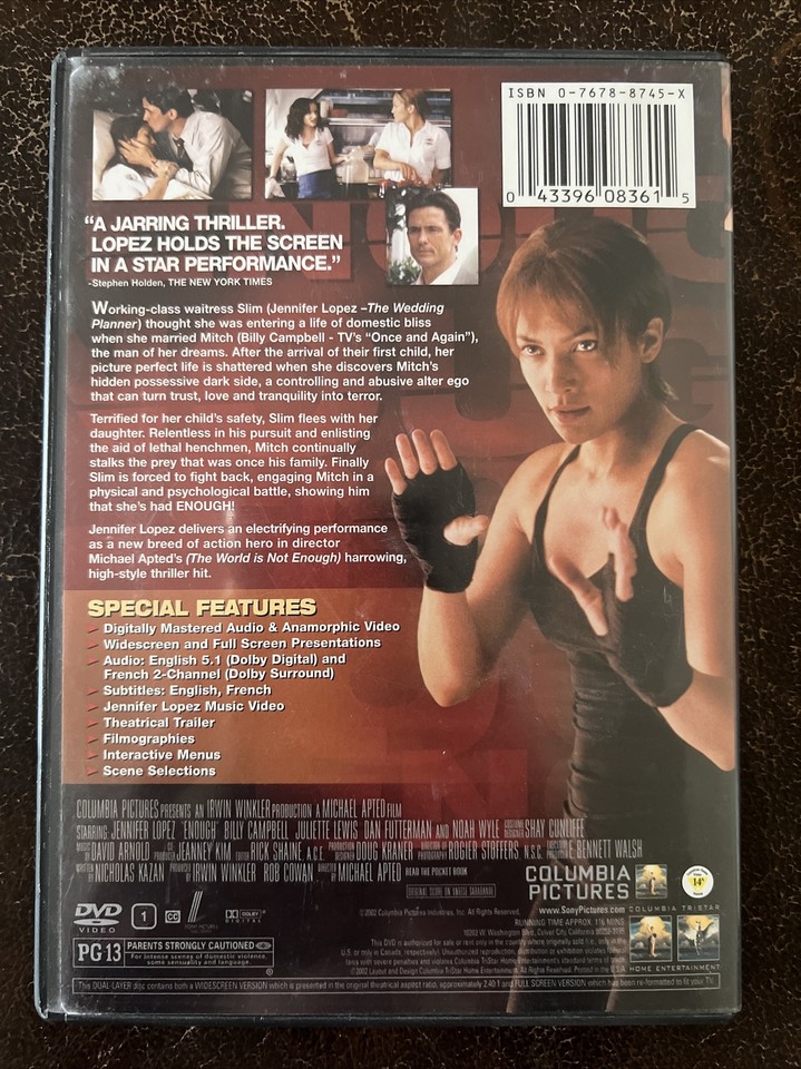 Enough (DVD, 2002) 43396083615| eBay