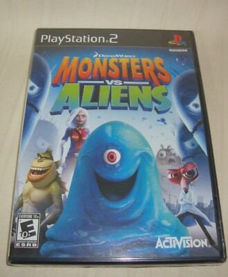 Monsters vs. Aliens Sony PlayStation 2 Game / PS2 NEW & SEALED ...