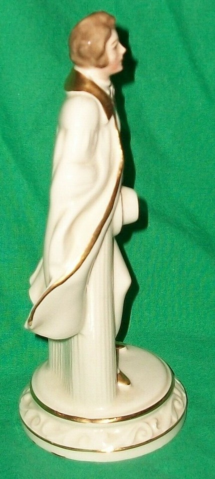 VTG VICTORIAN GEM DANDY JIM GENTLEMAN CAPE FANCY CAVALIER PORCELAIN MAN ...
