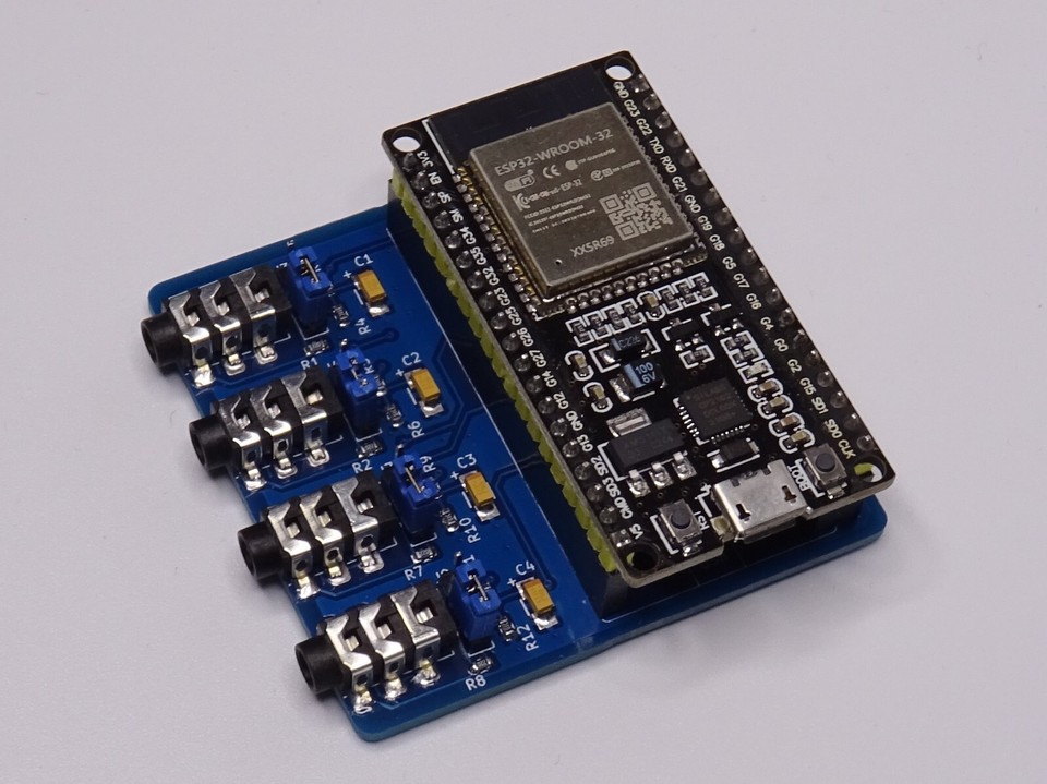 4 Channel ESP32 Mains Current Sensor V2 - Node-MCU 38-Pin SCT013 - 100A ...