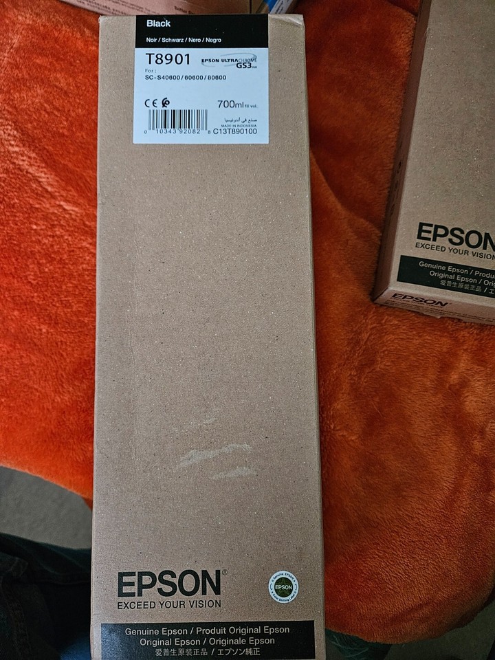Genuine Epson T8901 T8902 T8903 T8906 T6960 700ml SC-S40600 60600 80600 ...