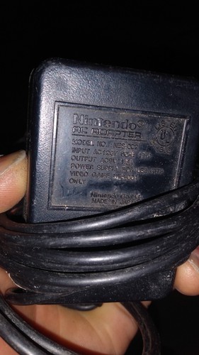 Nintendo NES Power Supply AC Adapter Cord Official Authentic OEM NES ...
