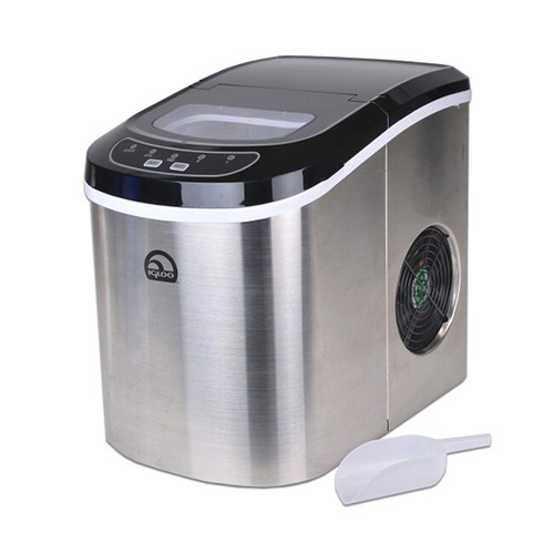 Igloo Stainless Steel Compact Portable Countertop 2.3qt Reservoir Ice ...