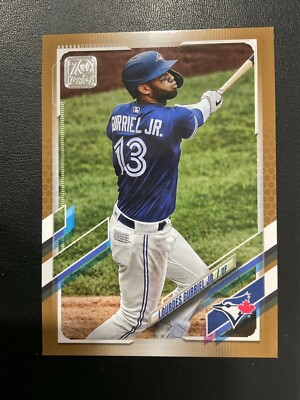 Lourdes Gurriel Jr. 2021 Topps Series 1 Gold Border Parallel Serial ...