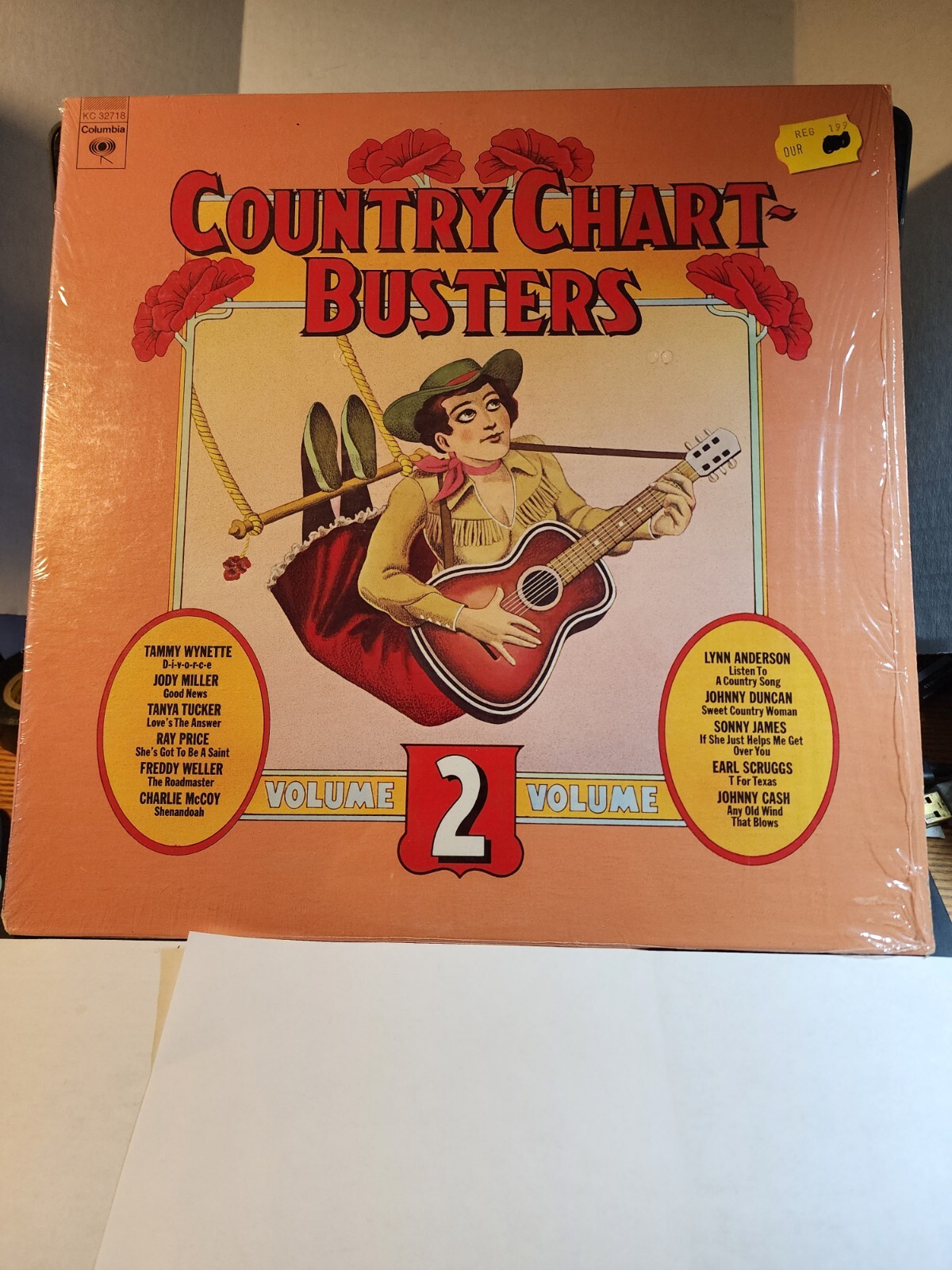 COUNTRY CHART BUSTERS Volume 2 12" Lp Orig Press 1972 Columbia KC32718 ...