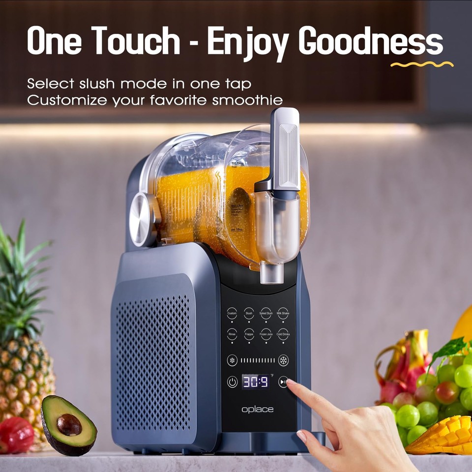 7-in-1 Slushie Machine with No Ice Needed, 88oz. Countertop Slushy ...
