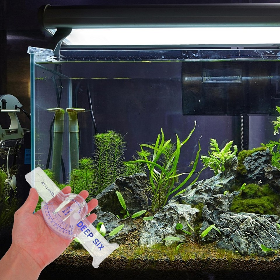 Water Quality Tester Salt Gravimeter Hydrometer Aquarium for Saltwater ...