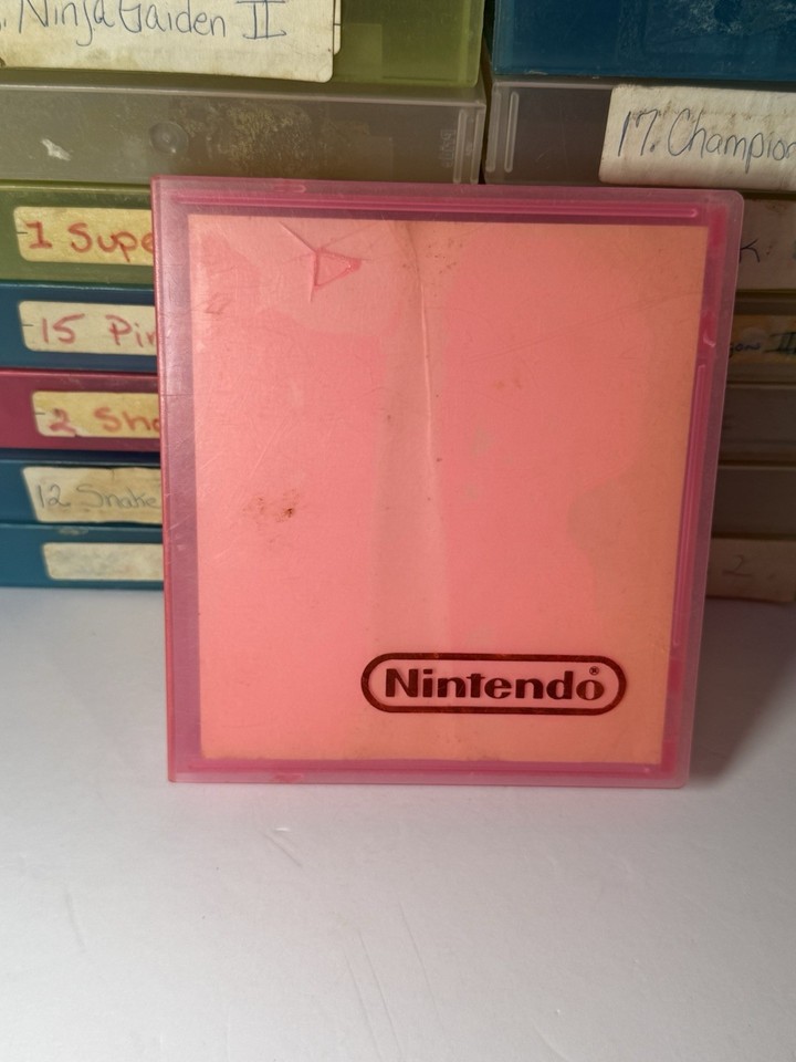 VTG NES Nintendo Hard Clamshell Clear Plastic Game Rental Cases LOT OF ...