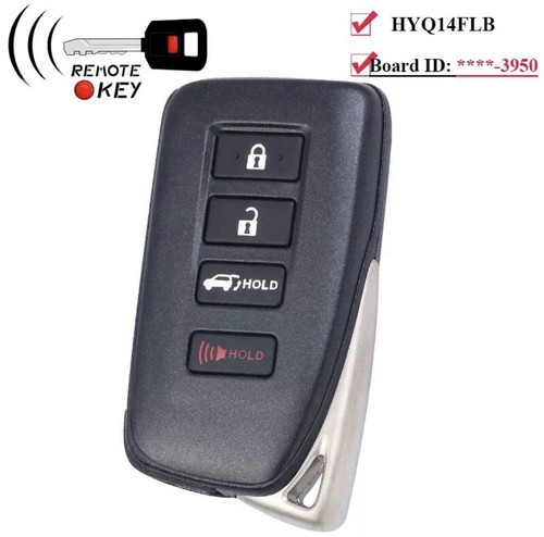Unlock for Lexus NX300 NX300h RX350 LX570 2020-22 Smart Remote Key Fob ...