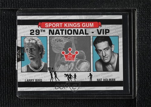 2008 Sportkings National Convention VIP Larry Bird Nat Holman #VIP-07 ...
