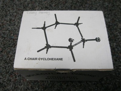 Molecular Visions Organic Model Kit 1996 a chair cyclohexane used | eBay