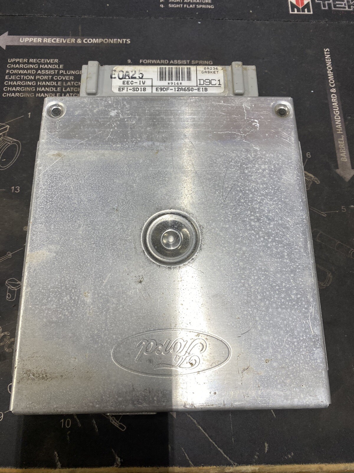 1987-1990 Ford Taurus Mercury Sable ECM ECU Computer Brain E9DF-12A650 ...