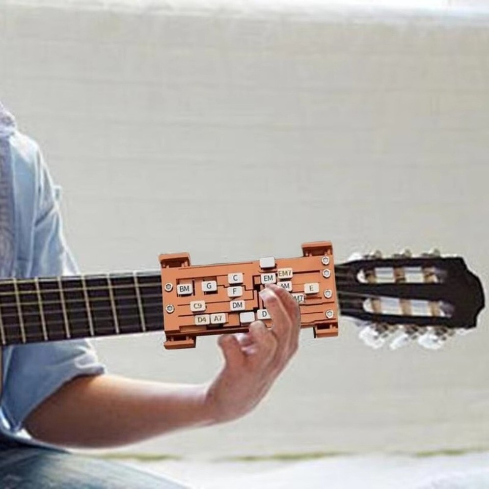 Portable Acoustic Guitar Chord Presser Guitar Chord Helper Beginner ...
