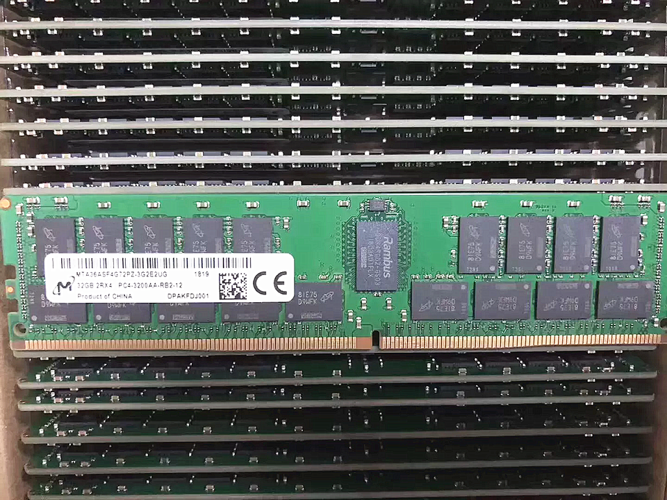 Micron 32GB 2Rx4 DDR4-3200 PC4-25600 ECC Registered Server RAM Memory ...