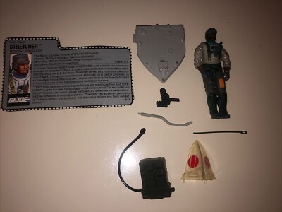 Hasbro GI Joe Action Figure 1990 Stretcher VTG File Card Free Shipping ...
