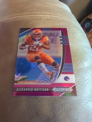 2020 Panini Prizm Draft Picks #4 Alexander Mattison Purple Prizm | eBay