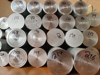 2.5" inch - 63.5MM Aluminium round bar off cuts billets 2011T3 grade ...