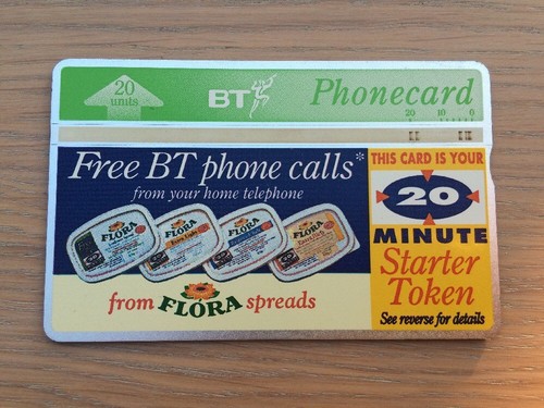 BT Phone card - Flora Spreads, 20units, Used | eBay
