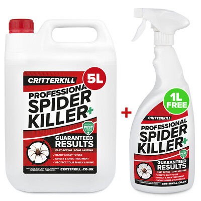 6L STRONG SPIDER KILLER SPRAY AEROSOL FLYING CRAWLING INSECT ...