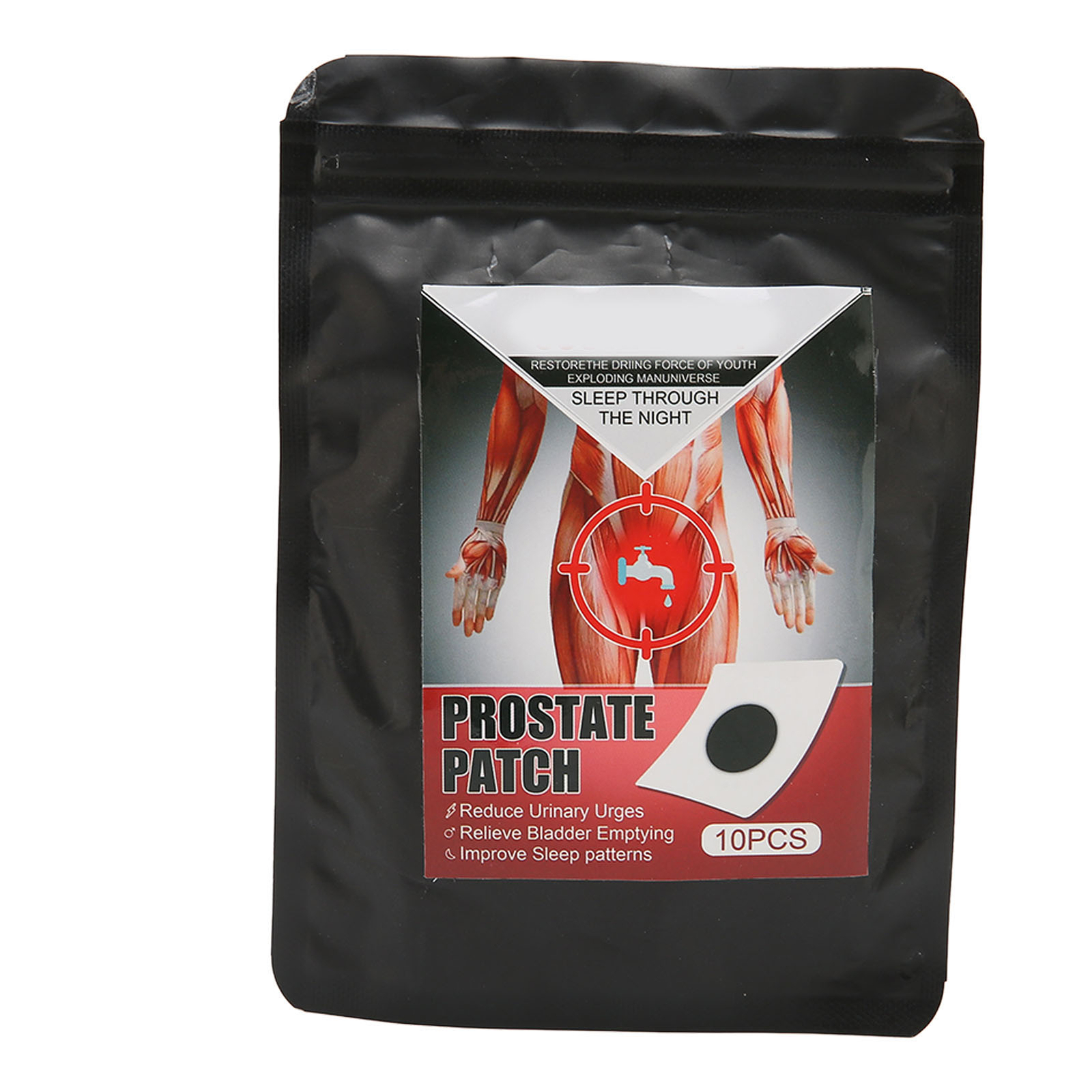 10x Prostate Patch Reduce Frequent Urination Bladder Health Male ...