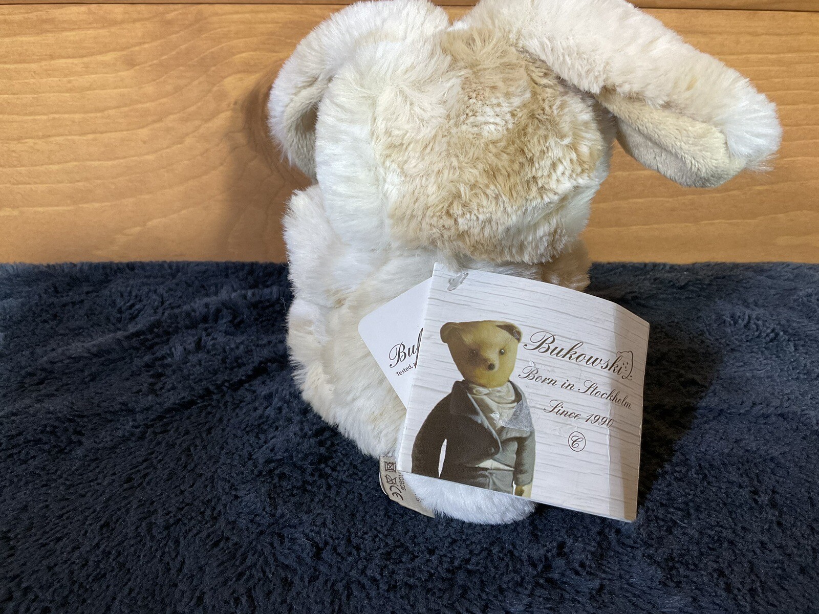 6” Bukowski Design White Teddy Bear Plush Stuffed Animal Rabbit Costume ...