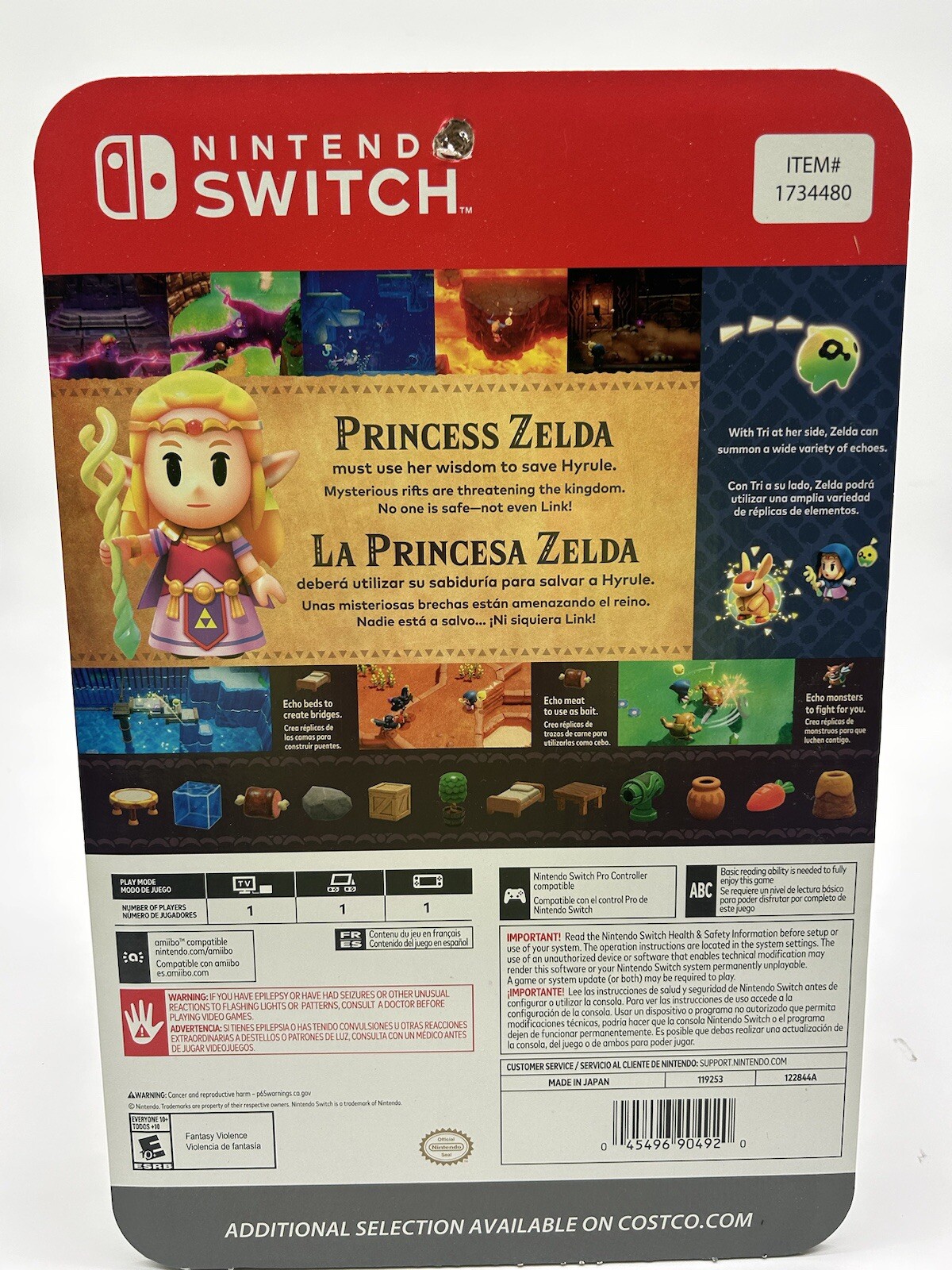 Nintendo Switch The Legend Of Zelda Echoes Of Wisdom Promo | eBay