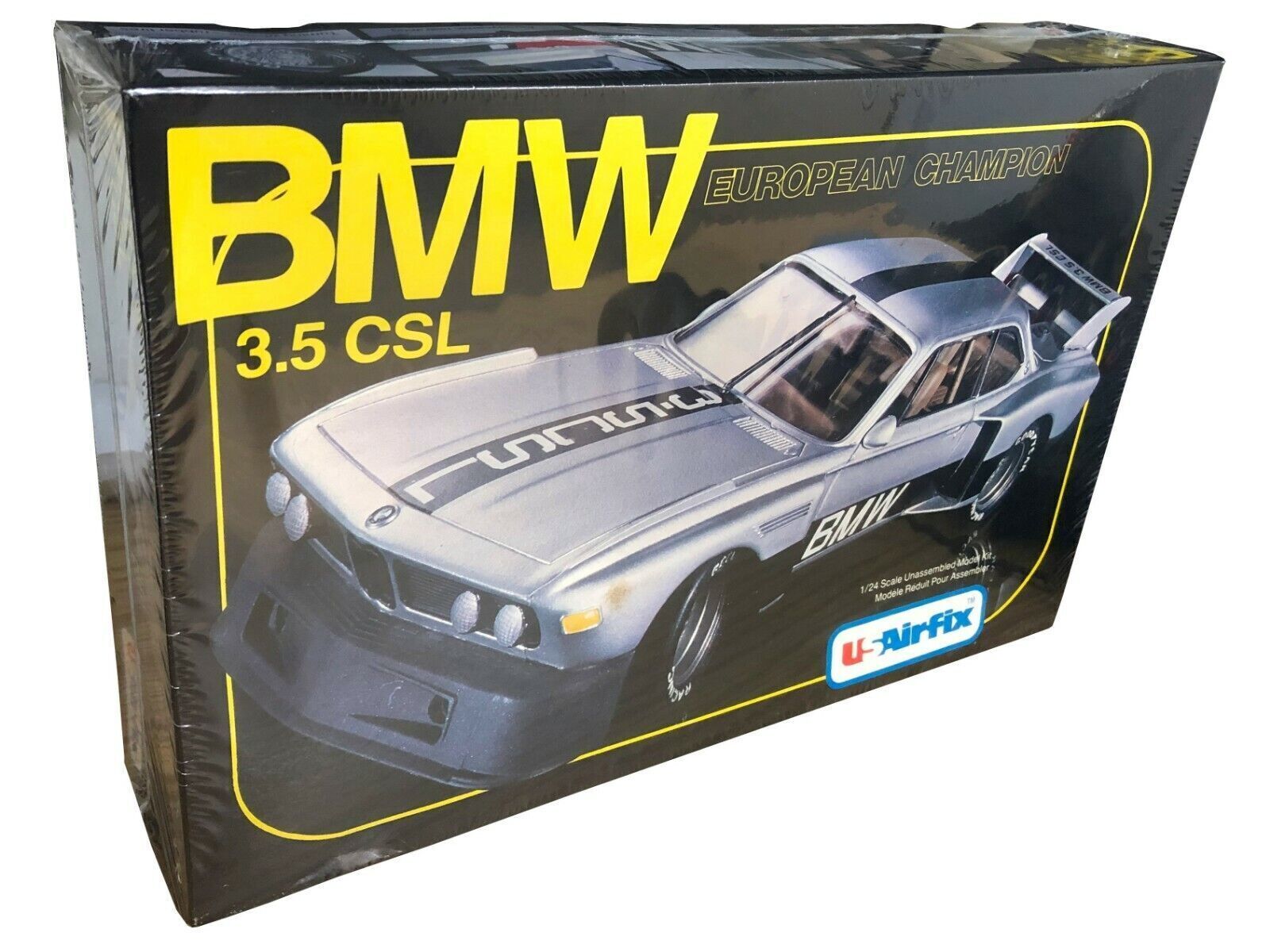 US Airfix 8142 1/24 Scale 1980 BMW 3.5 CSL European Champ Plastic Model ...