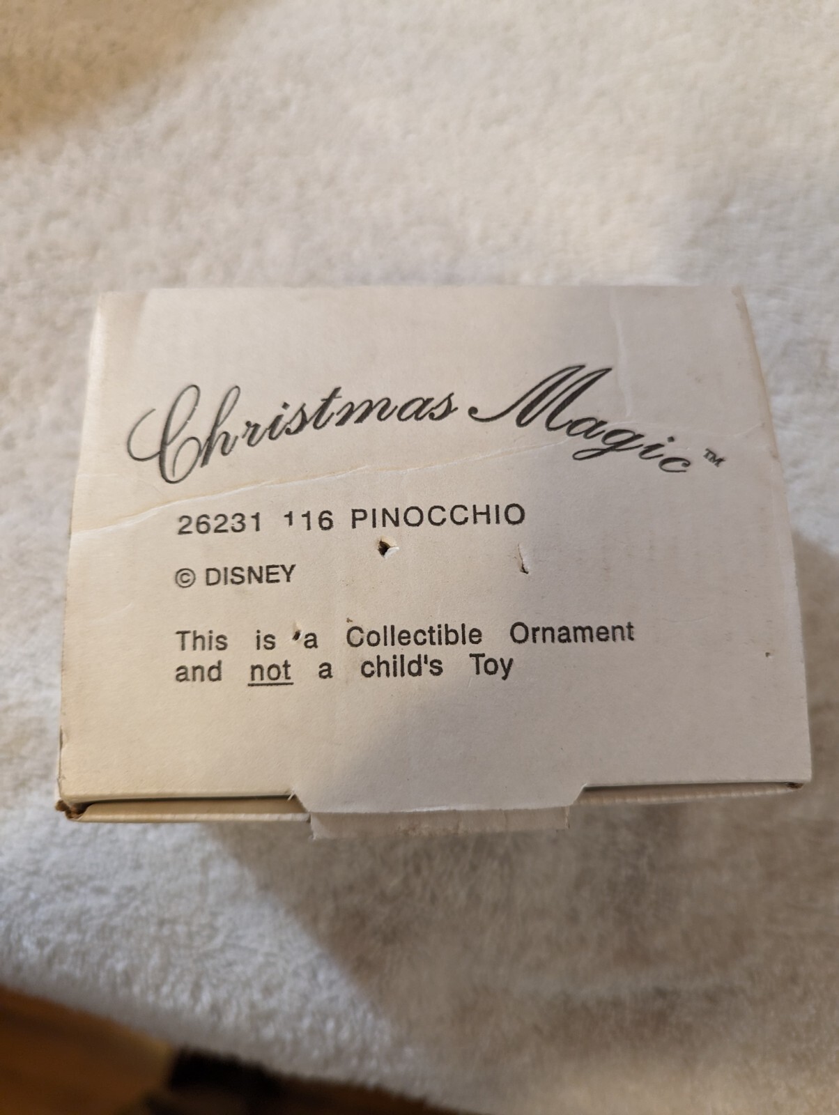 Christmas Magic Of Disney PINOCCHIO Tree Decoration, 116 | eBay