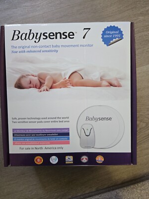 BabySense 7 Movement Baby Monitor - White (BSN-BS7) 854459007123| eBay