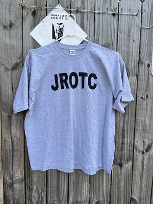 JROTC Uniform T-Shirt 3XL Gray Military Army Navy Air Force Marine | eBay