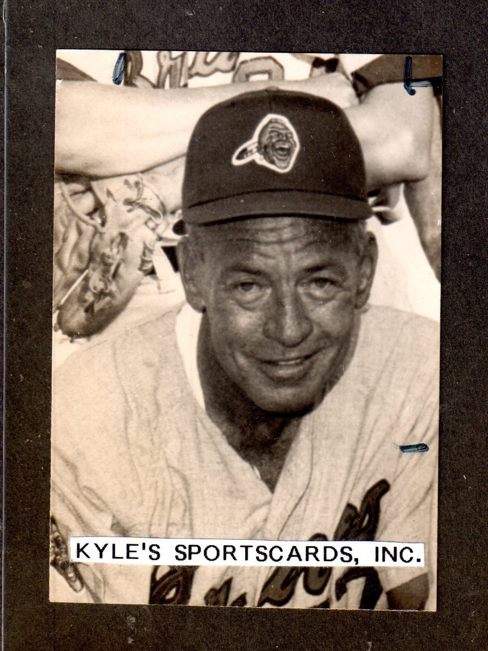 Ned Harris WEST PALM BEACH BRAVES UNSIGNED 2-5/8 x 3-3/4 ORIGINAL STAFF ...