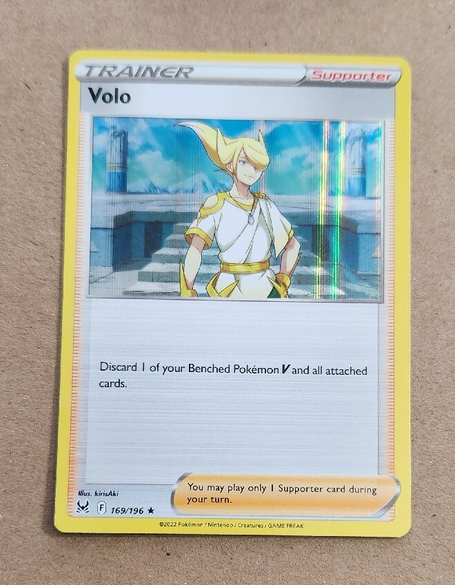 Volo 169/196 - Holo Rare Card - Lost Origin - Pokemon | eBay