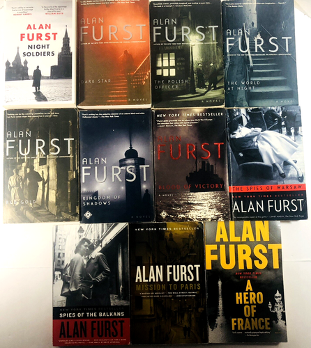 Alan Furst Lot 11 WWII Espionage Spy Novels Night Soldiers A Hero of ...