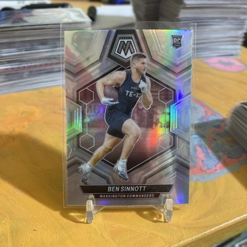 BEN SINNOTT 2024 Panini Mosaic 🏈 SILVER REFRACTOR Rookie Card #351 ...