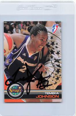 2008 Rittenhouse WNBA #25 Temeka Johnson Sparks Signed Auto *J9331 | eBay