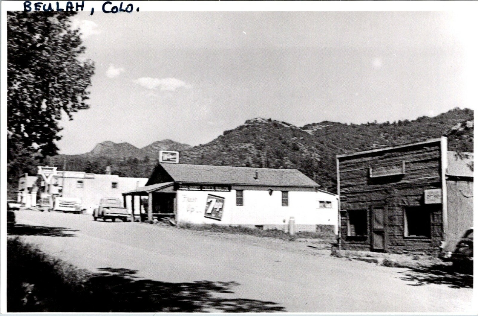 BEULAH, COLORADO - MAIN STREET - 7-UP - MODERN BUNNELL REAL PHOTO ...
