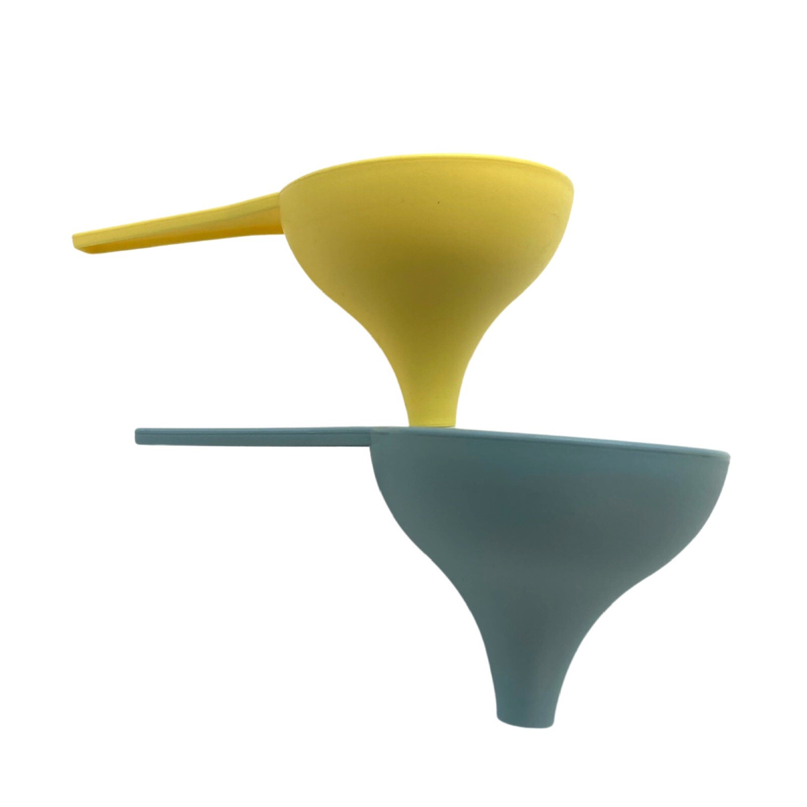 Tupperware Funnel Large Hershey Kiss Shape Set of 2 VTG NEW Yellow ...