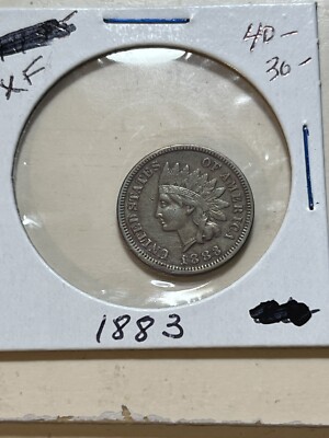 1883 Indian Head Cent — Very Nice XF Full Liberty Coin | eBay