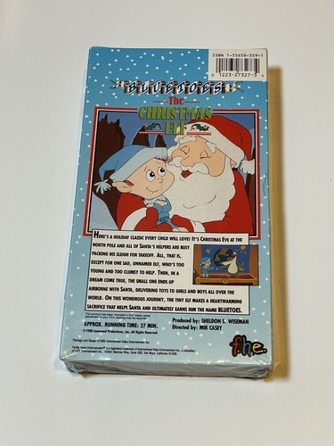 Bluetoes the Christmas Elf (VHS, 1991) for sale online | eBay