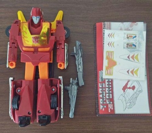 Transformers Autobot Hot Rod Action Figure, Used, Complete with ...