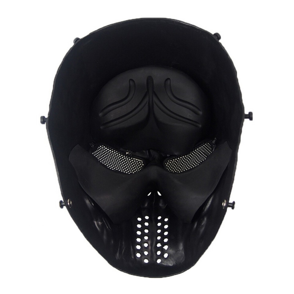 Airsoft Paintball Tactical Full Face Protection Skull Mask Skeleton ...