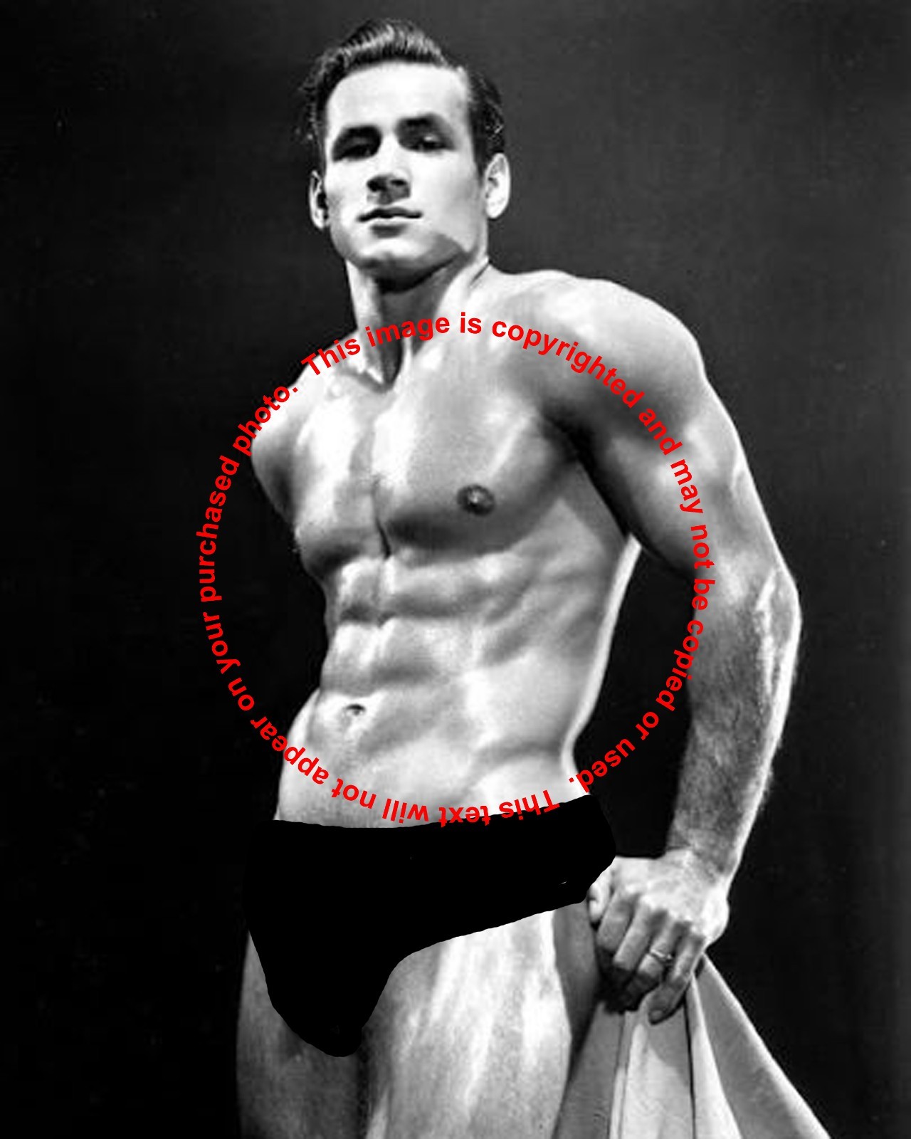 1948 Stanley Stanczyk Holding a Towel | eBay