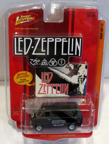 JOHNNY LIGHTNING ROCK ART ~LED ZEPPLIN '75 CHEVY BAND VAN~ MINT~ | eBay