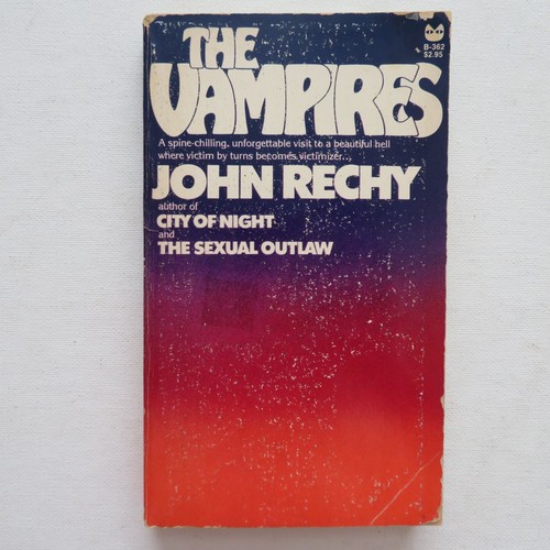 The Vampires by John Rechy 1977 Vintage Paperback Horror Occult Novel ...